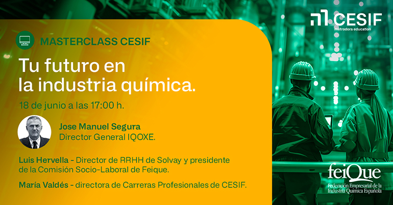 Masterclass CESIF “Tu futuro en la industria química” - Pharmatech